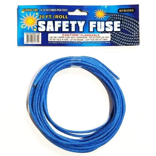 Blue Safety Fuse - Pyrogrove Fireworks